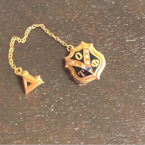 Vintage | Jewelry | K Gold Vintageantique Sororityfraternity Lapel Pin ...